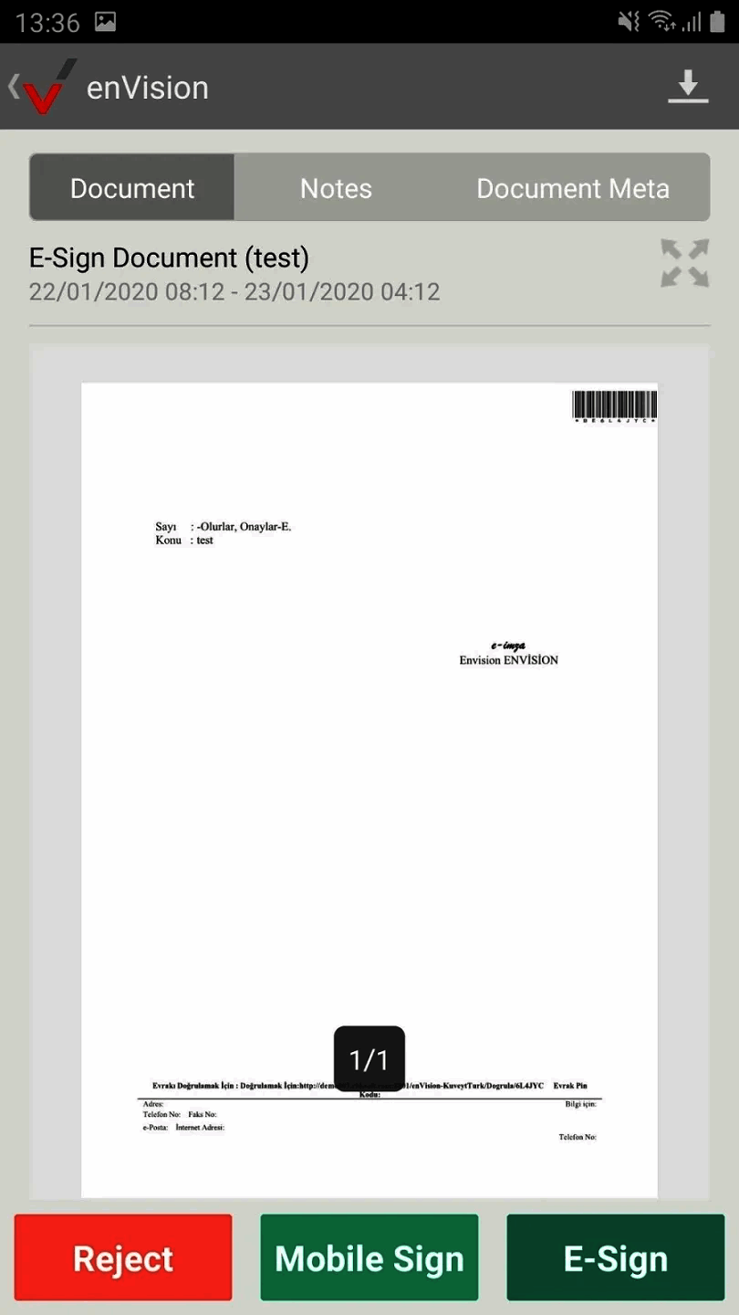 enVision Mobile app for iOS and Android Devices in 2025