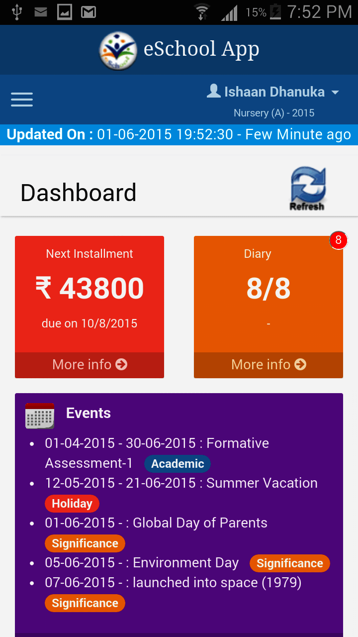 eSchoolApp Mobile app for iOS and Android Devices in 2025