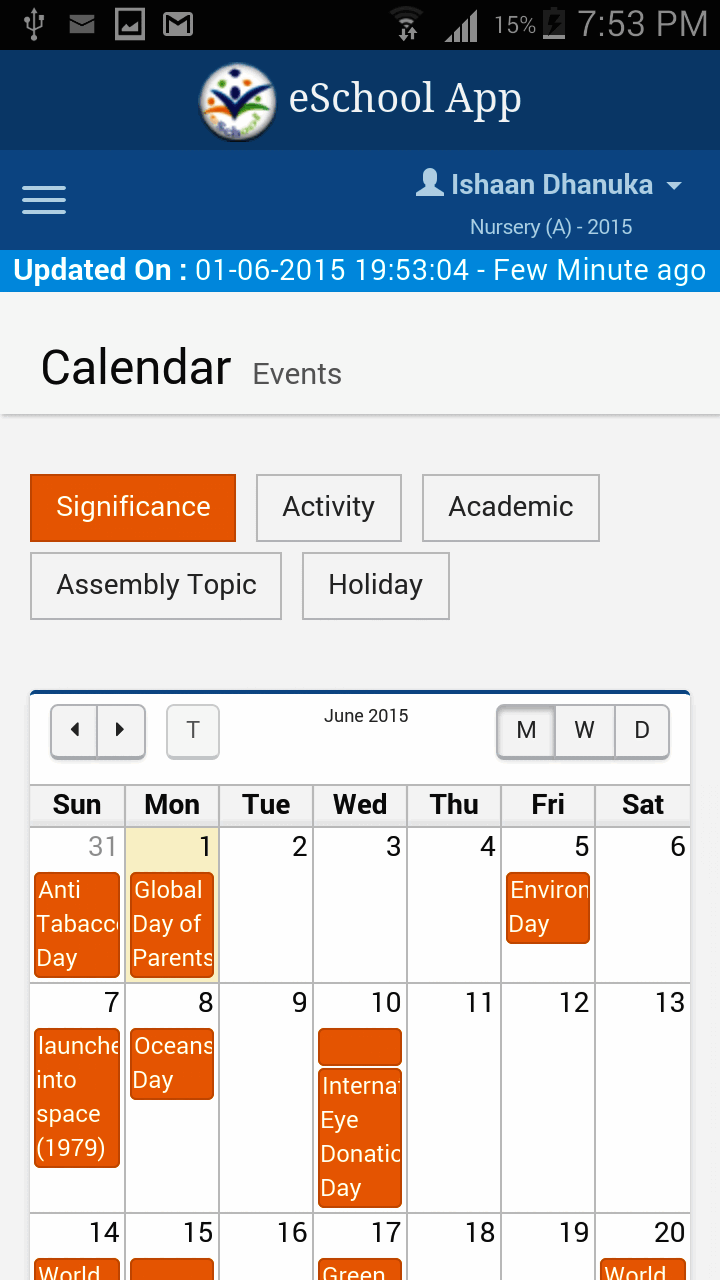 eSchoolApp Mobile app for iOS and Android Devices in 2025