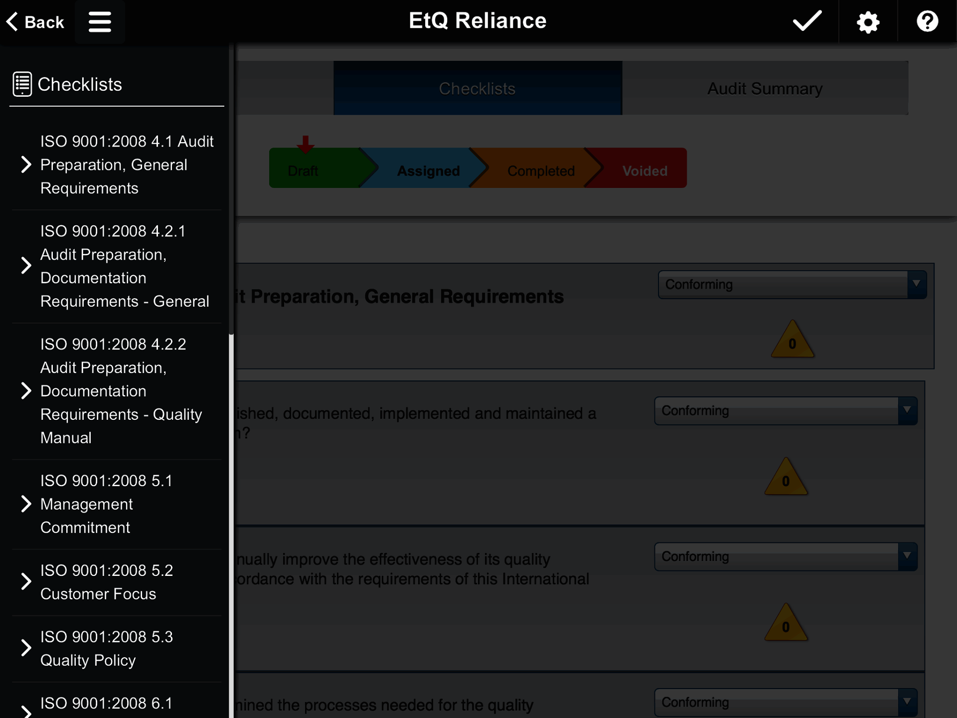 ETQ Platform Mobile app for iOS and Android Devices in 2024