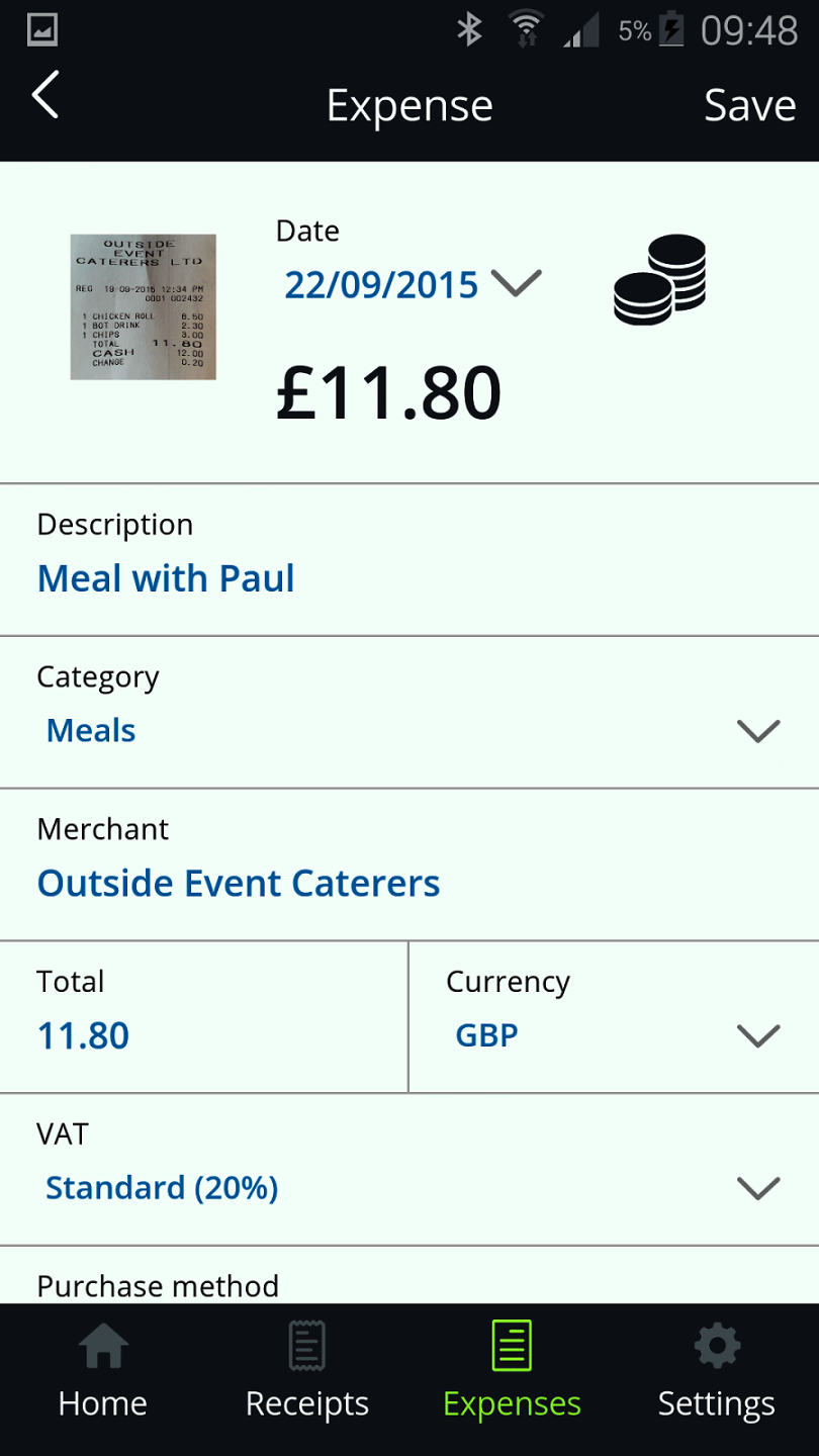 ExpenseIn Mobile app for iOS and Android Devices in 2025