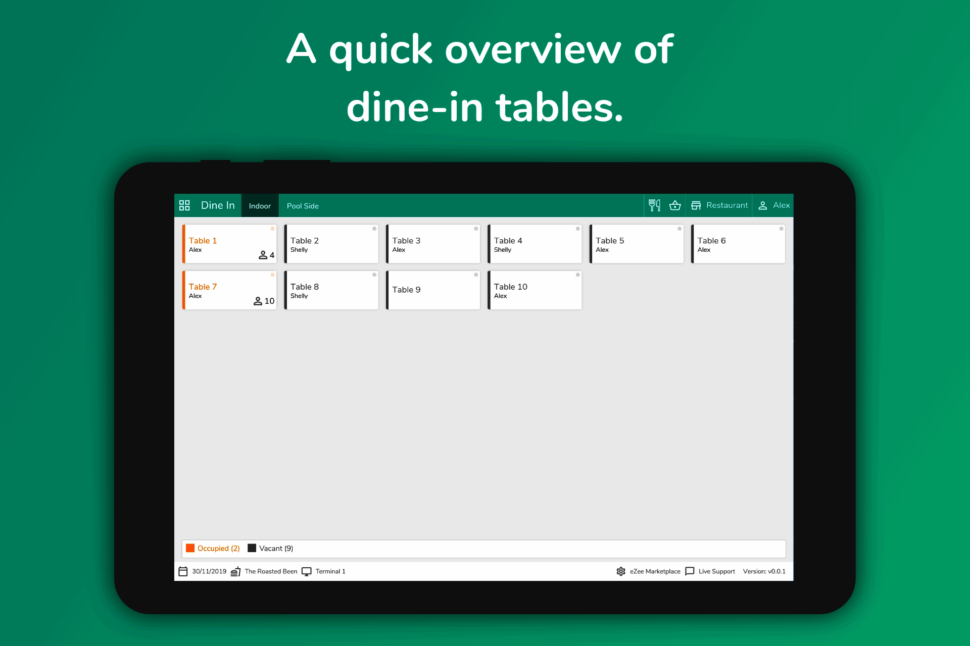 eZee Optimus Mobile app for iOS and Android Devices in 2025