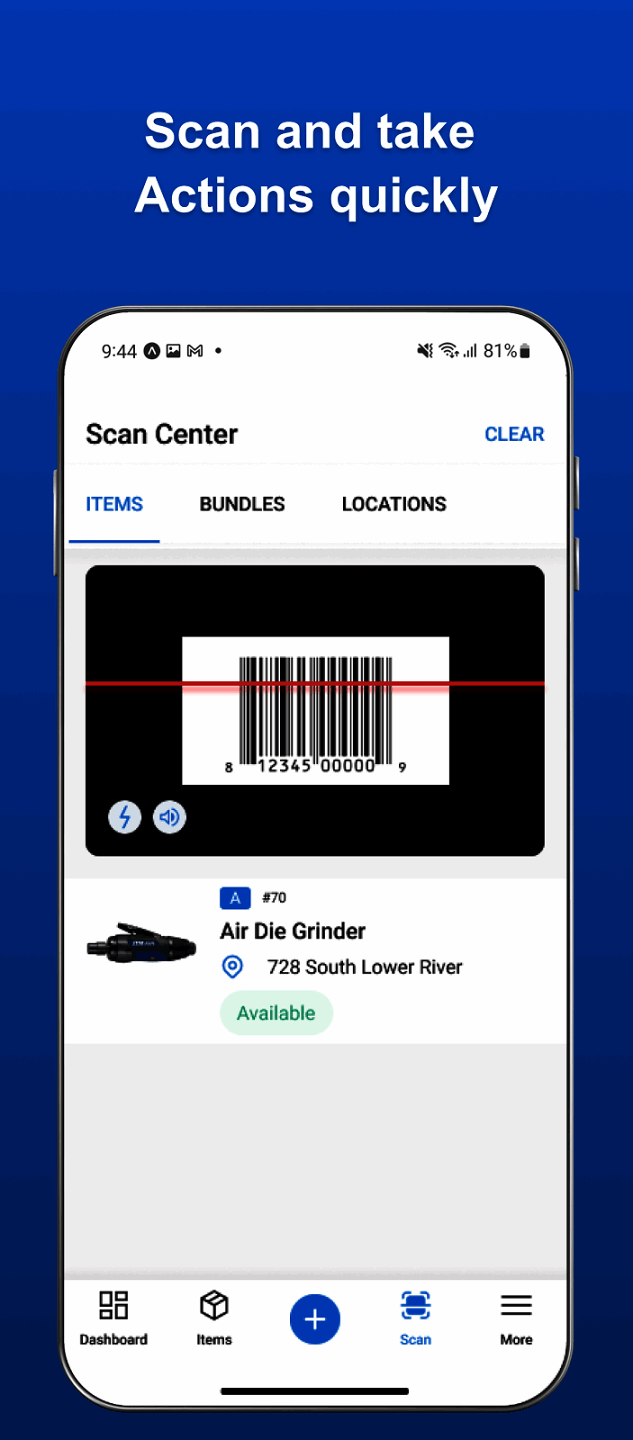 EZOfficeInventory Mobile app for iOS and Android Devices in 2024