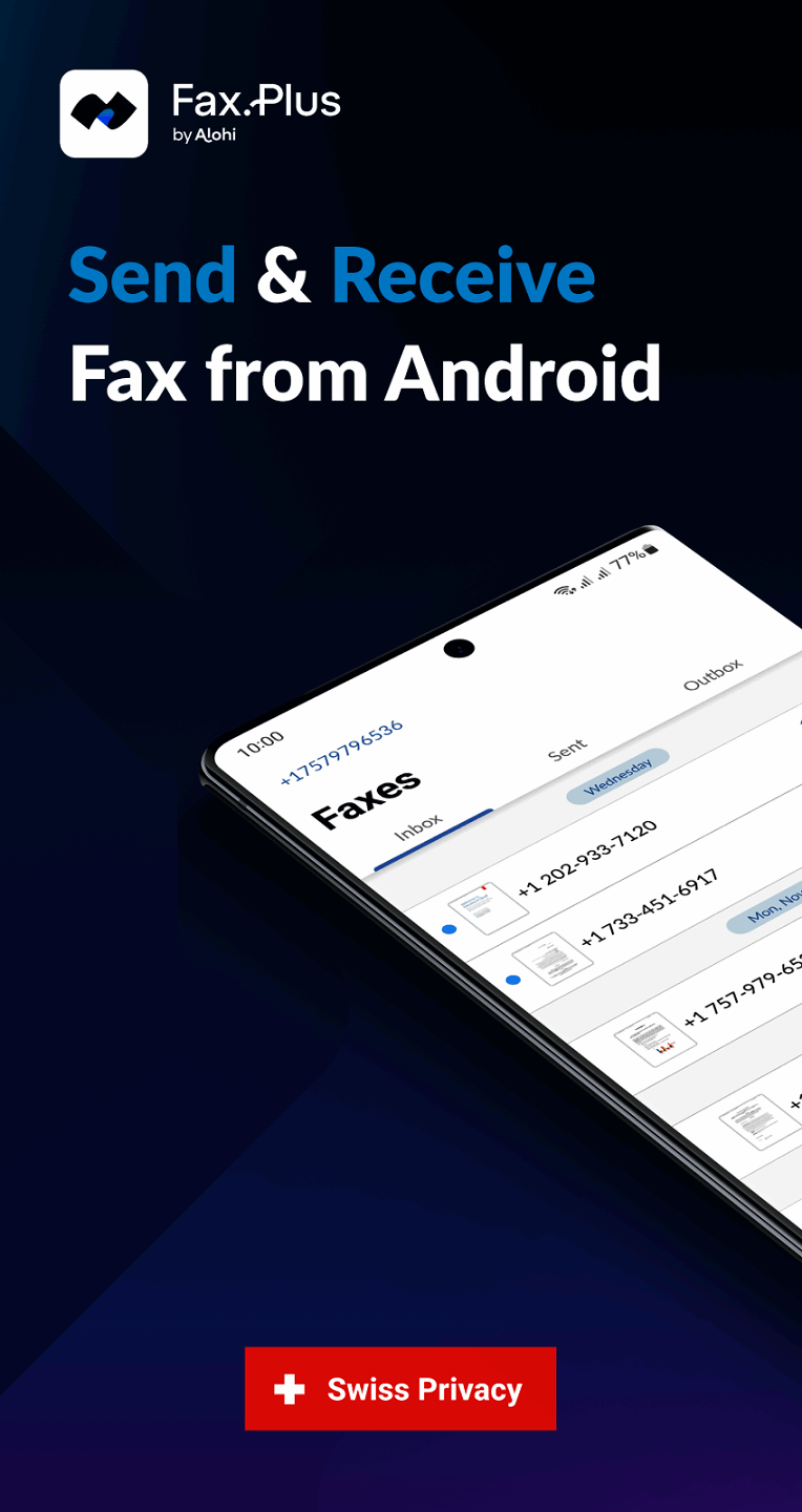 Fax.Plus Mobile app for iOS and Android Devices in 2025
