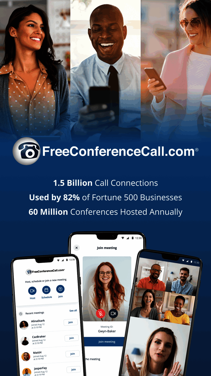 FreeConferenceCall Mobile app for iOS and Android Devices in 2025