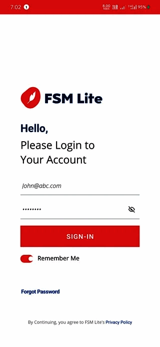 FSM Lite Mobile app for iOS and Android Devices in 2024