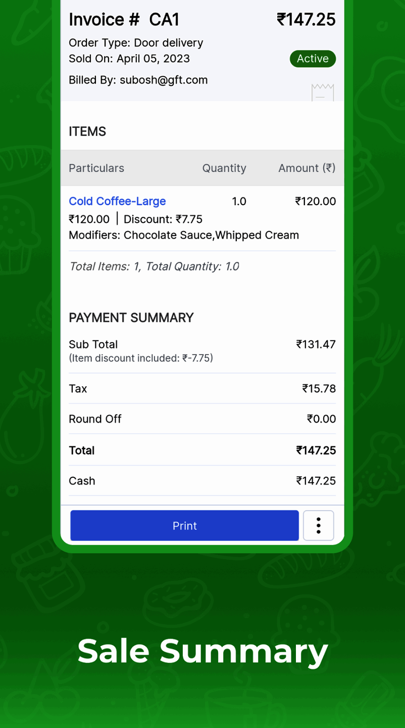 GOFRUGAL Restaurant POS Mobile app for iOS and Android Devices in 2025