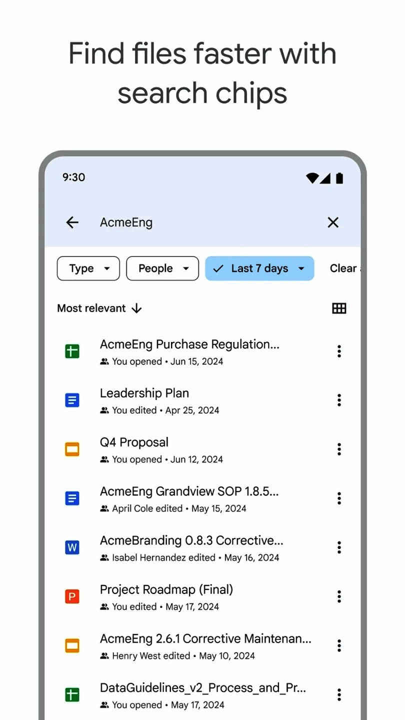 Google Drive Mobile app for iOS and Android Devices in 2025