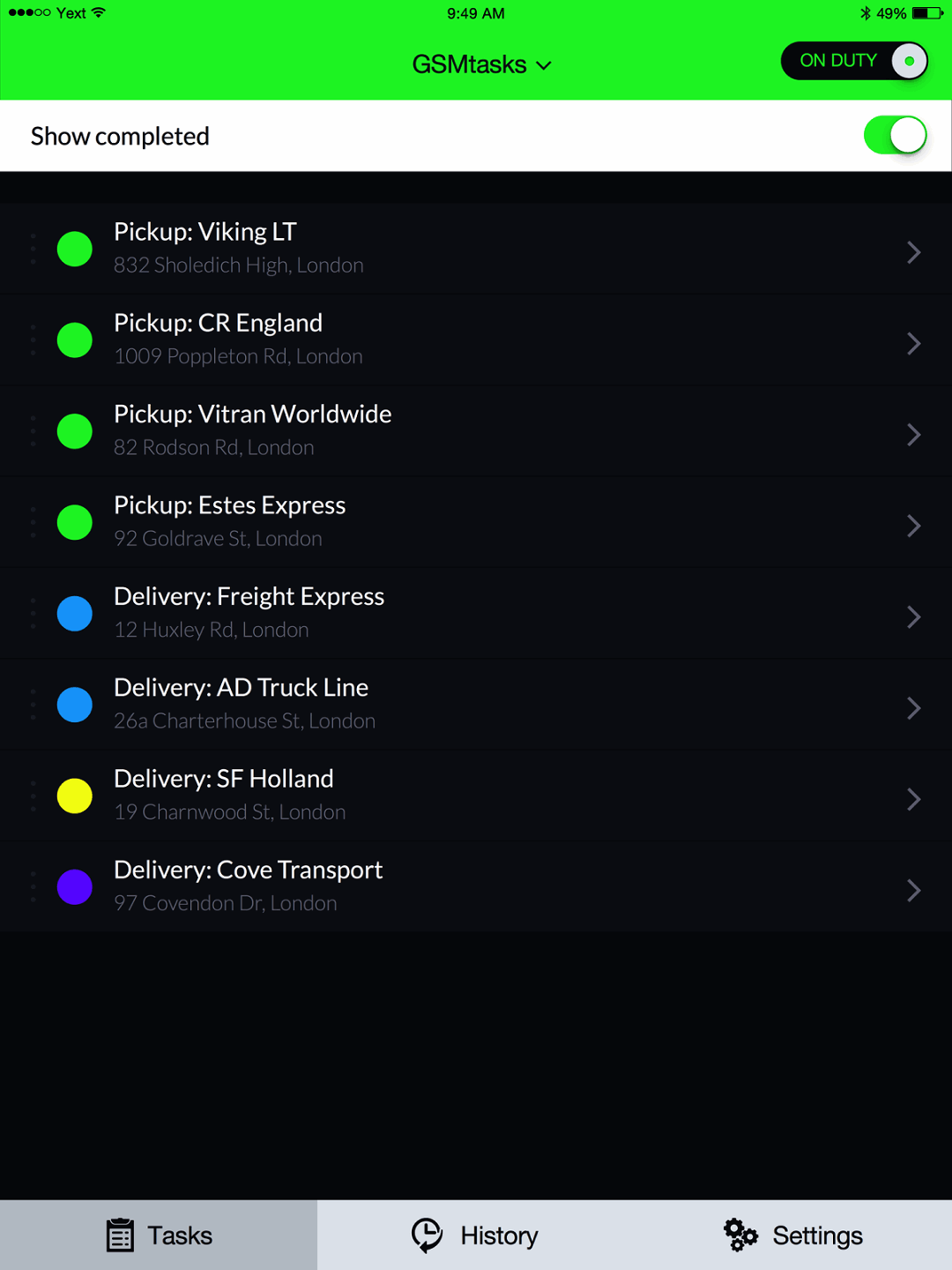 GSMtasks Mobile app for iOS and Android Devices in 2025