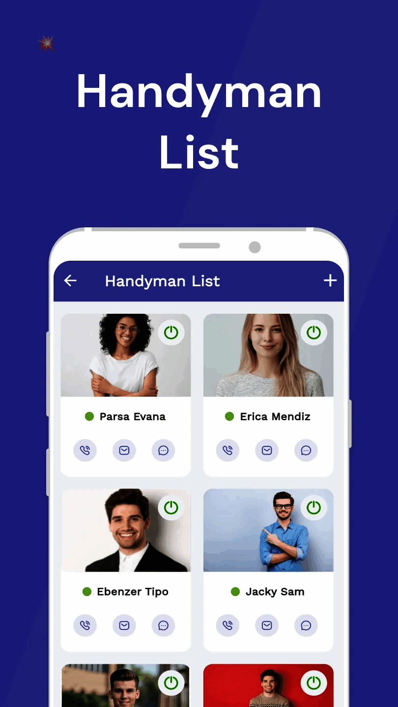 Handyman Service Mobile app for iOS and Android Devices in 2025