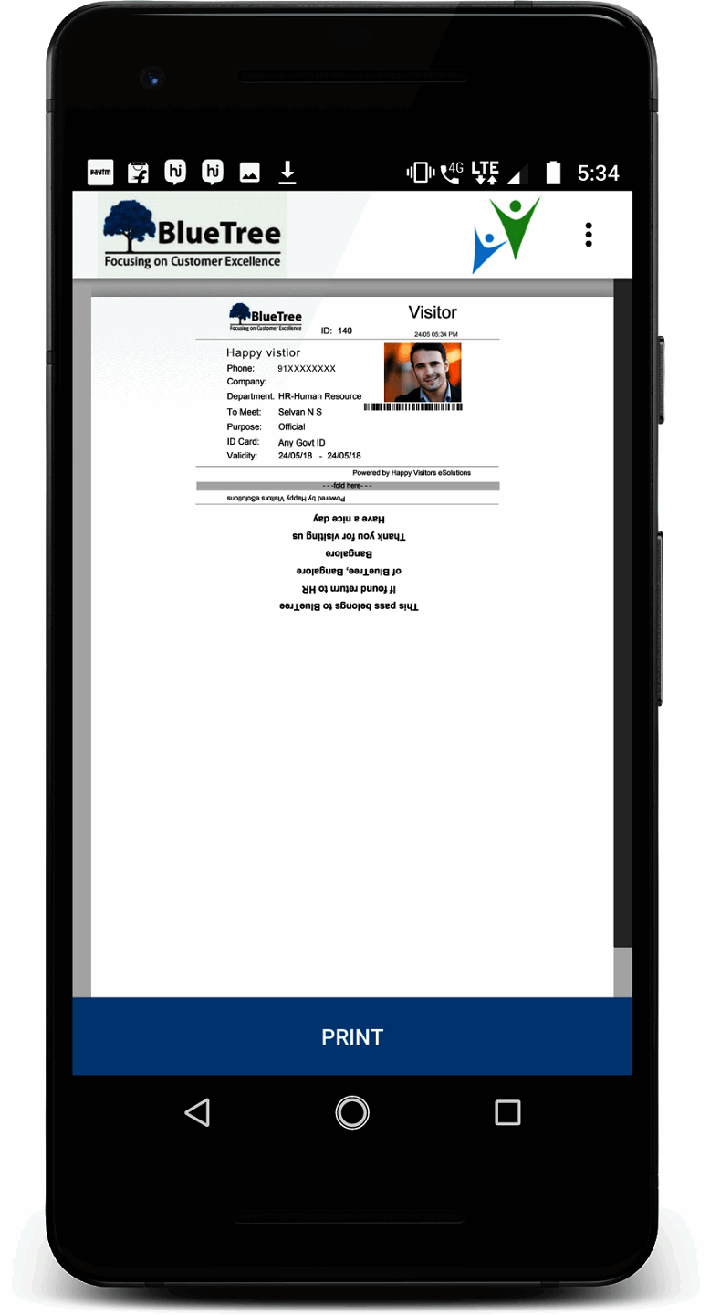 Happy Visitor Mobile app for iOS and Android Devices in 2025