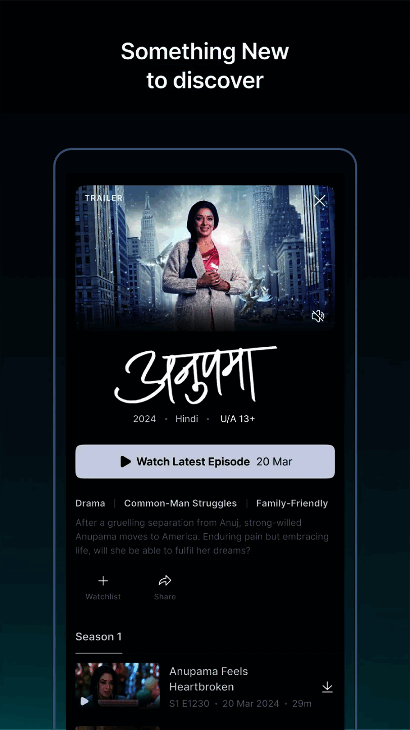 Hotstar Mobile app for iOS and Android Devices in 2025