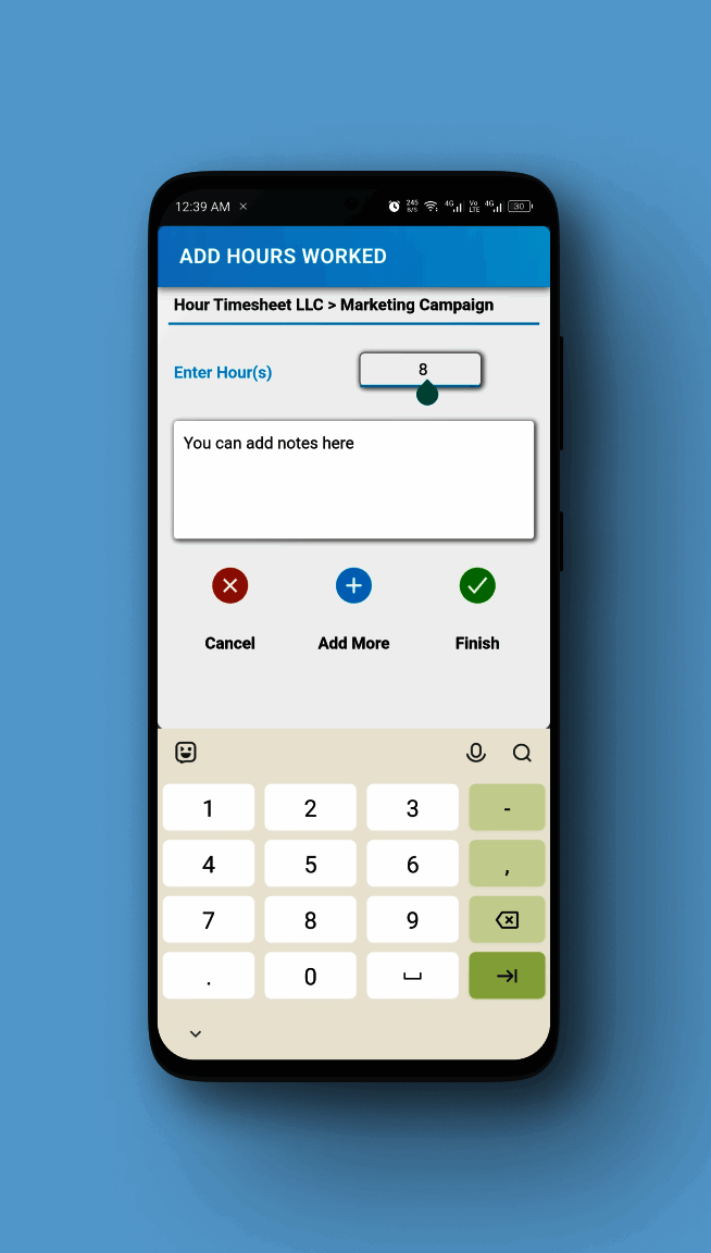 Hour Timesheet Mobile app for iOS and Android Devices in 2026