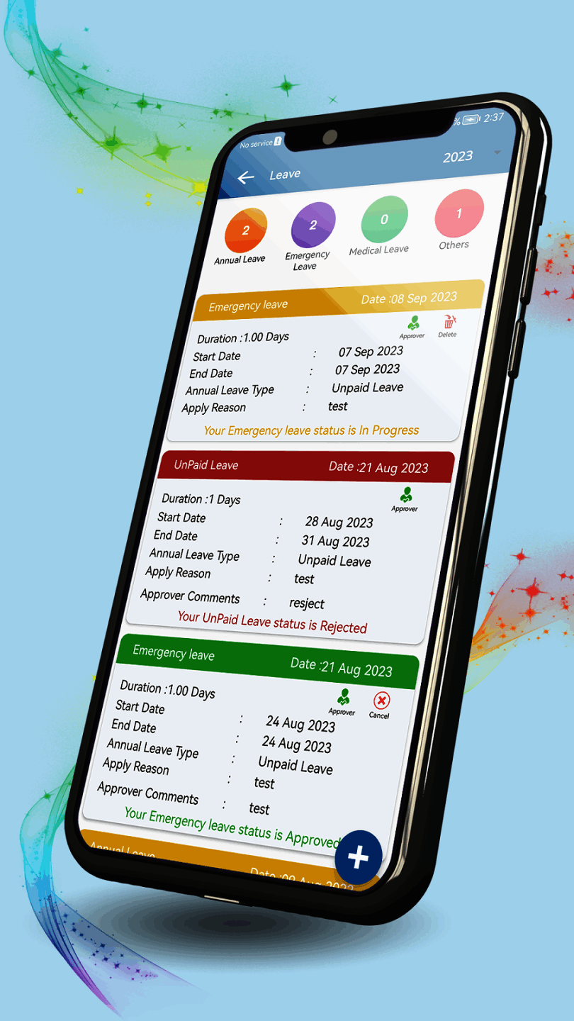 HR2eazy Mobile app for iOS and Android Devices in 2024