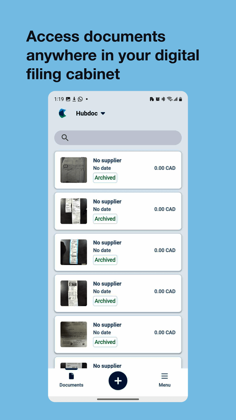 Hubdoc Mobile app for iOS and Android Devices in 2025