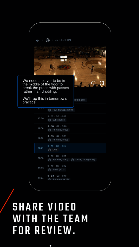 Hudl Mobile app for iOS and Android Devices in 2025