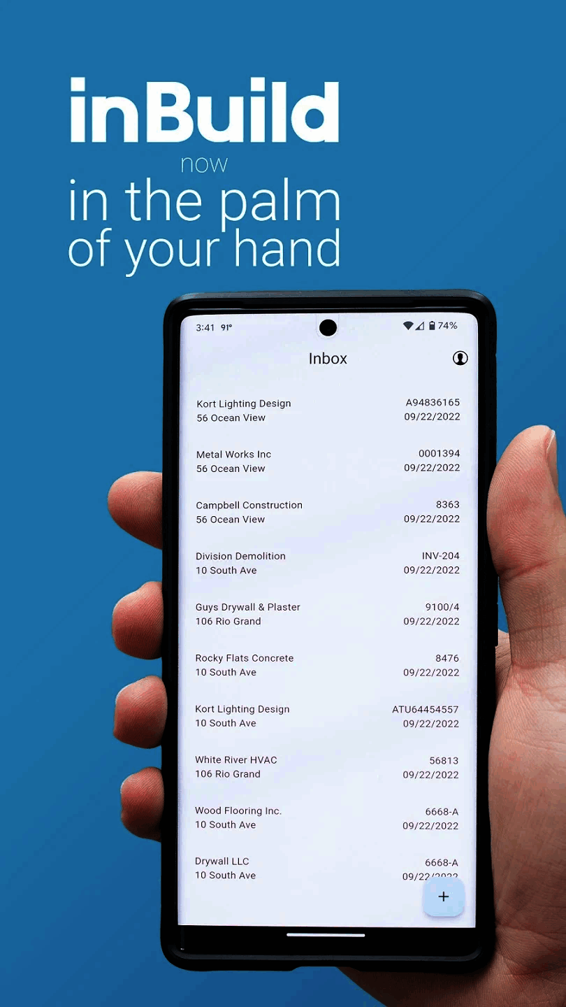 inBuild Mobile app for iOS and Android Devices in 2026
