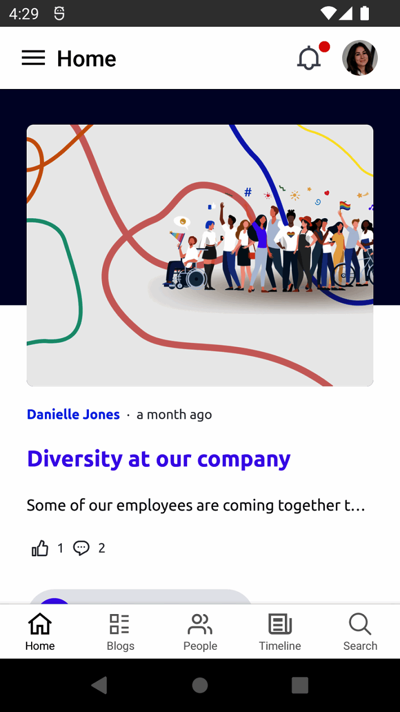 Interact Intranet Mobile app for iOS and Android Devices in 2025