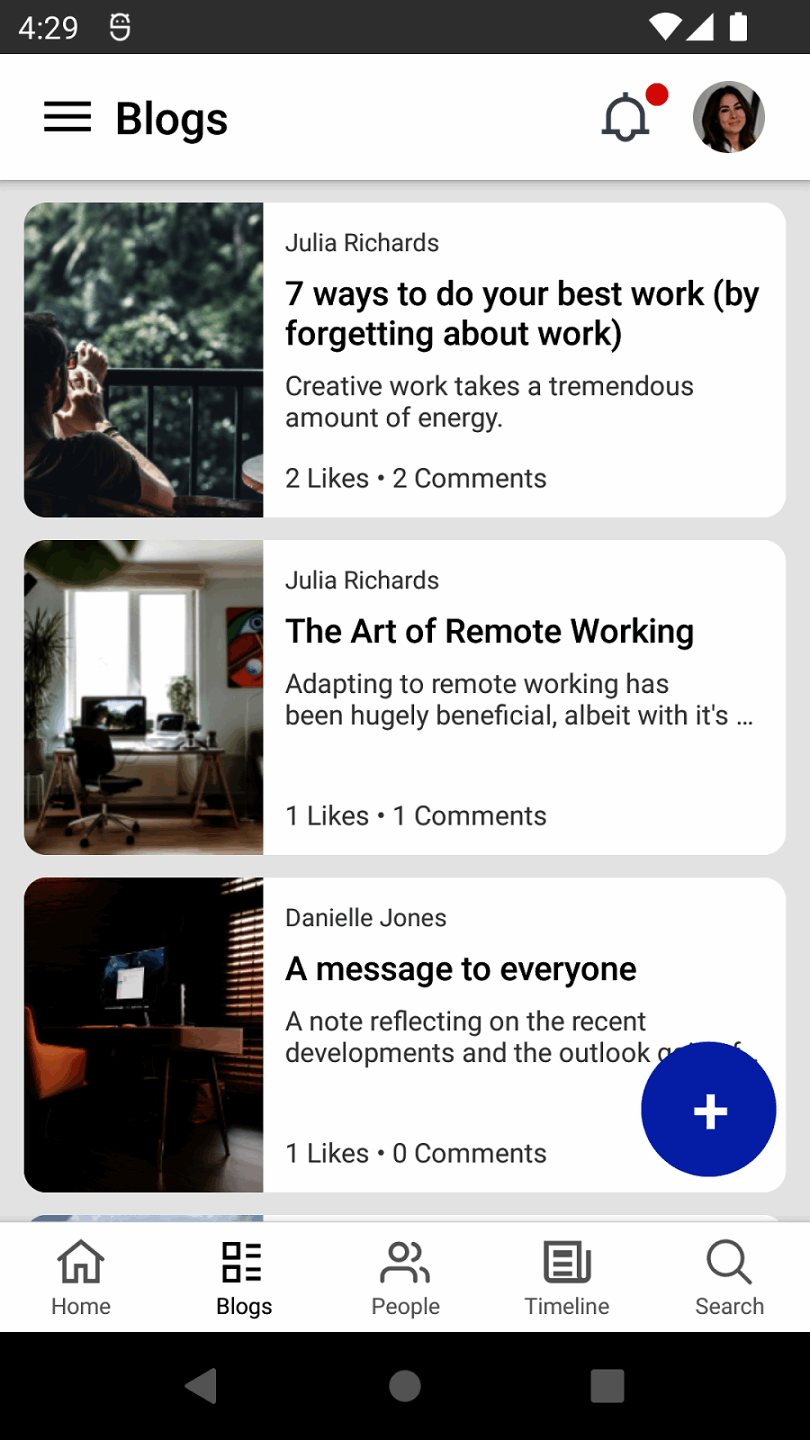 Interact Intranet Mobile app for iOS and Android Devices in 2025