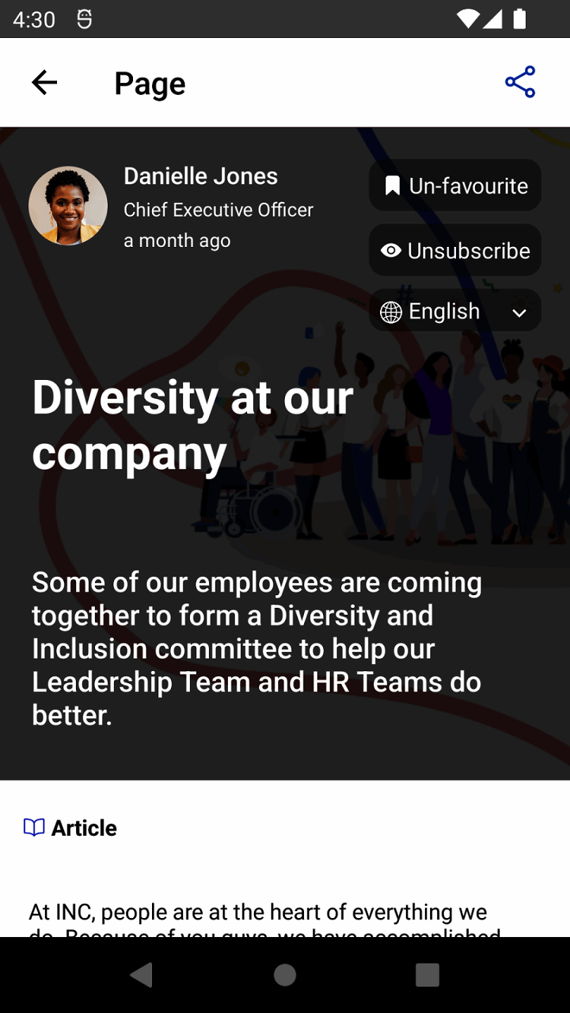 Interact Intranet Mobile app for iOS and Android Devices in 2025