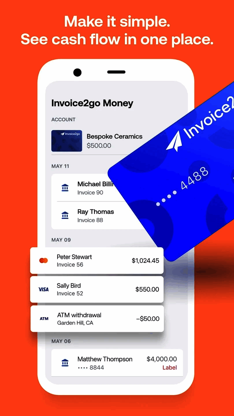 Invoice2go Mobile app for iOS and Android Devices in 2025