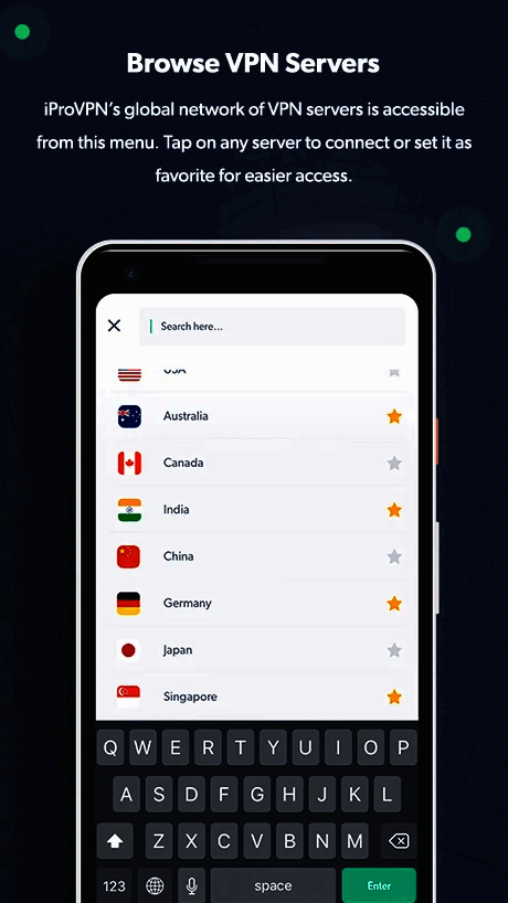 iProVPN Mobile app for iOS and Android Devices in 2025