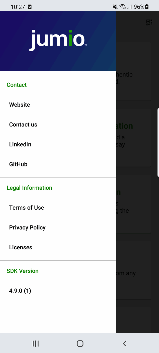 Jumio Mobile app for iOS and Android Devices in 2025
