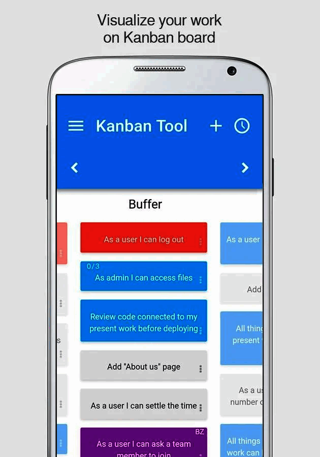 Kanban Tool Mobile app for iOS and Android Devices in 2025