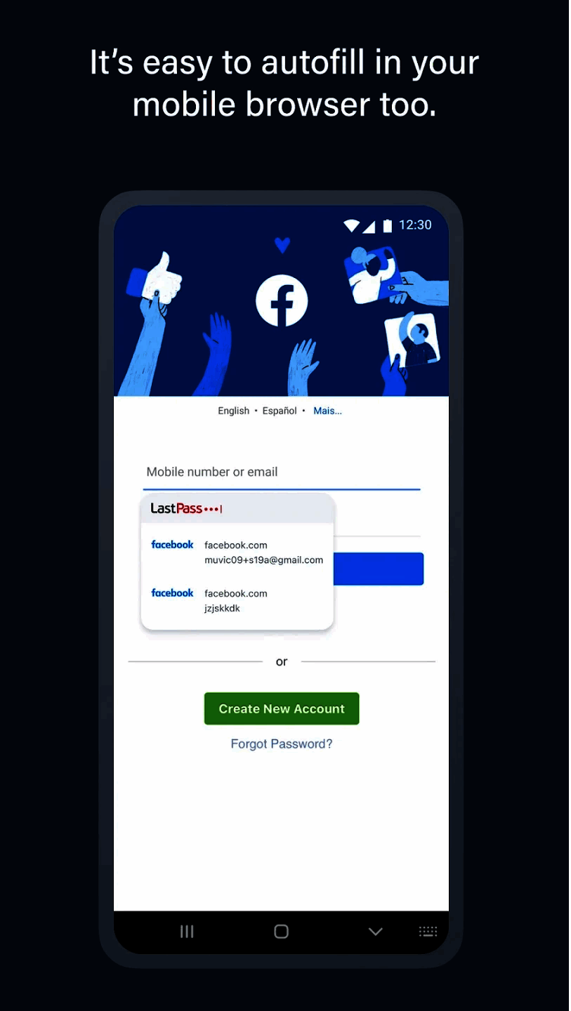 LastPass Mobile app for iOS and Android Devices in 2024