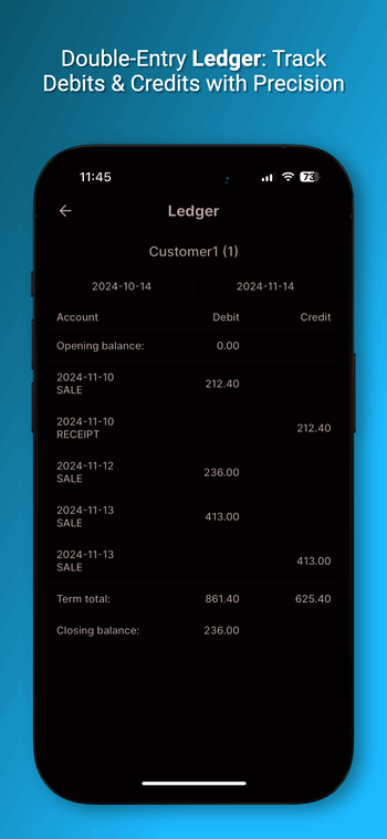 Ledgerflow Mobile app for iOS and Android Devices in 2025