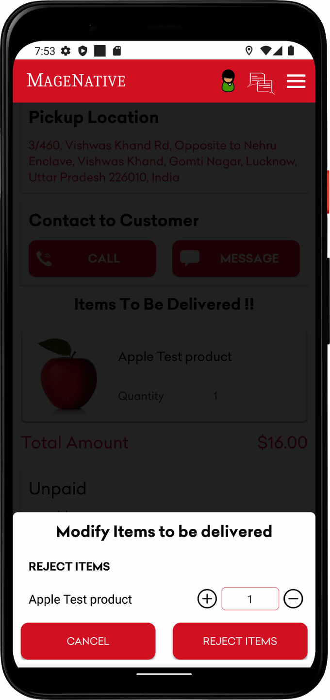MageNative Magento 2 Delivery App Mobile app for iOS and Android Devices in 2025