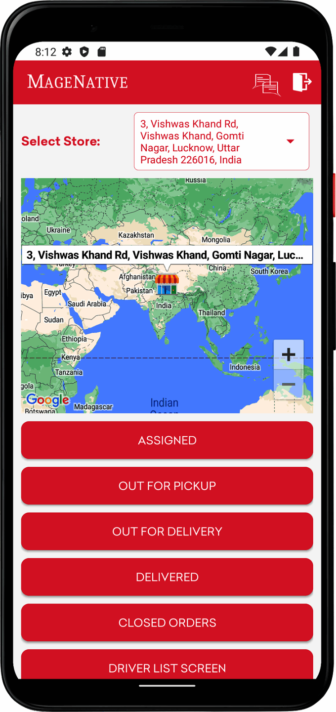 MageNative Magento 2 Delivery App Mobile app for iOS and Android Devices in 2024
