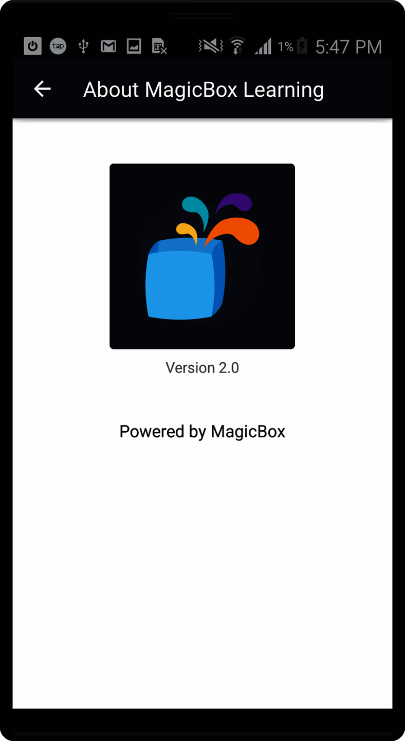 MagicBox Learning Mobile app for iOS and Android Devices in 2025