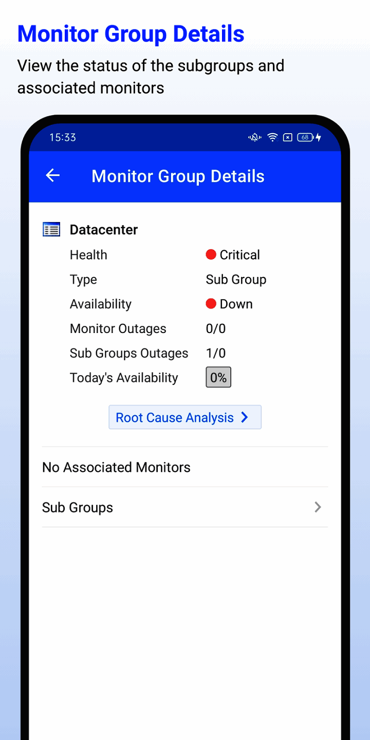 ManageEngine Applications Manager Mobile app for iOS and Android ...