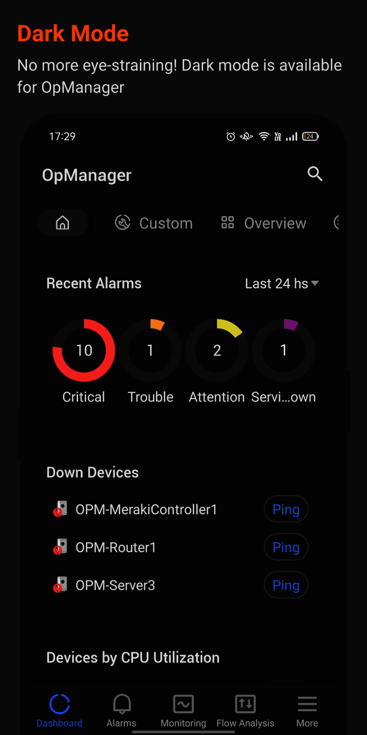Manageengine Opmanager Msp Mobile App For Ios And Android Devices In 2025