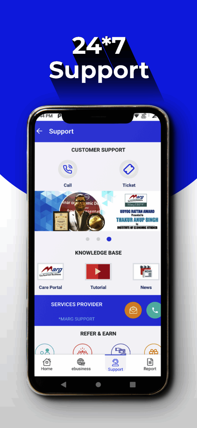 Marg ERP 9 Software Mobile app for iOS and Android Devices in 2026