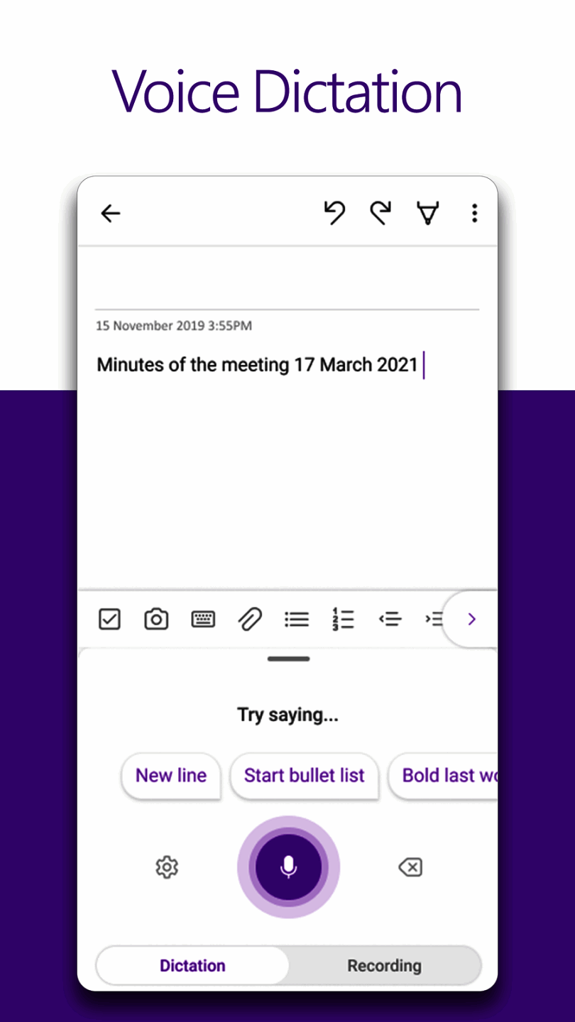 Microsoft OneNote Mobile app for iOS and Android Devices in 2025