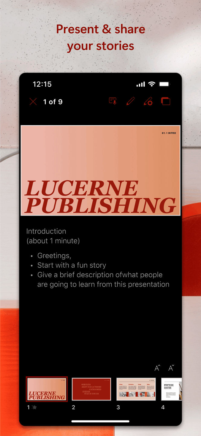 Microsoft PowerPoint Mobile app for iOS and Android Devices in 2025