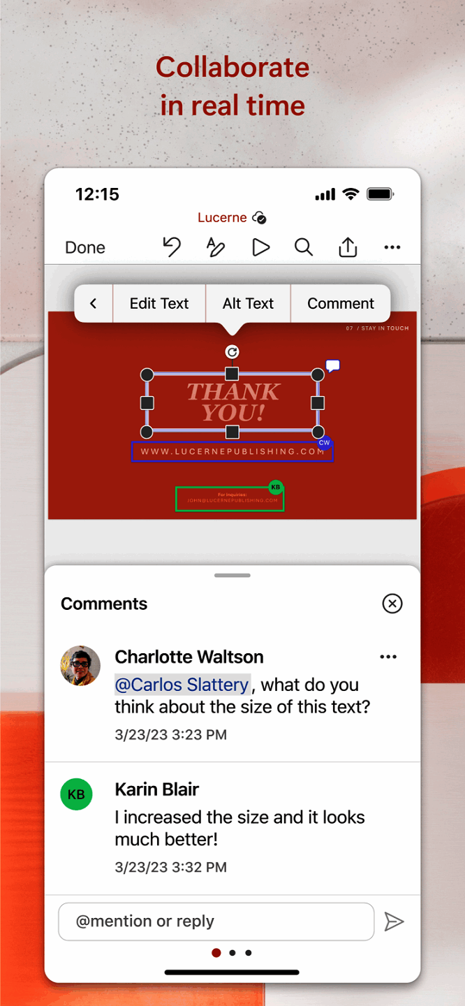 Microsoft PowerPoint Mobile app for iOS and Android Devices in 2025