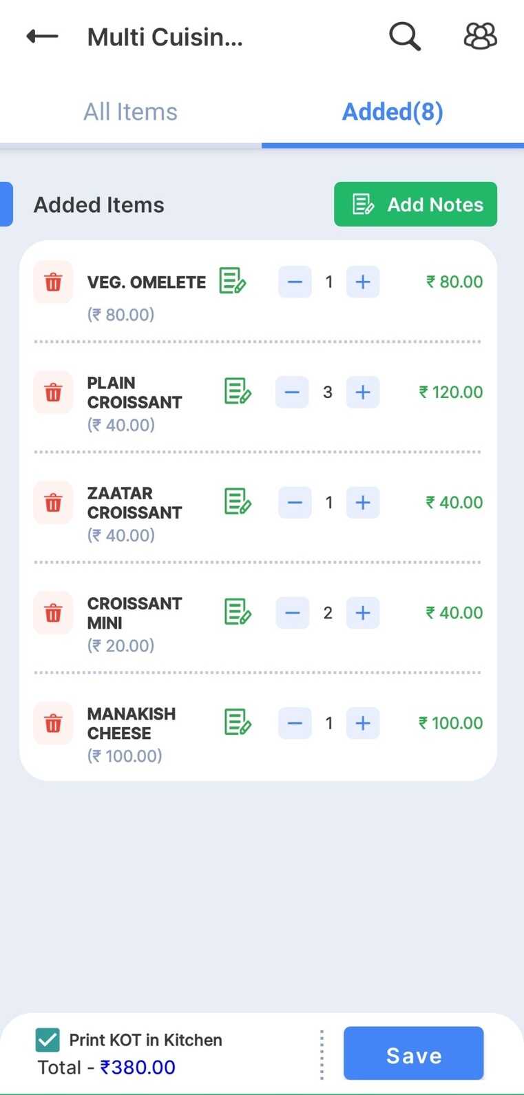 Microtech Restaurant PoS Mobile app for iOS and Android Devices in 2025