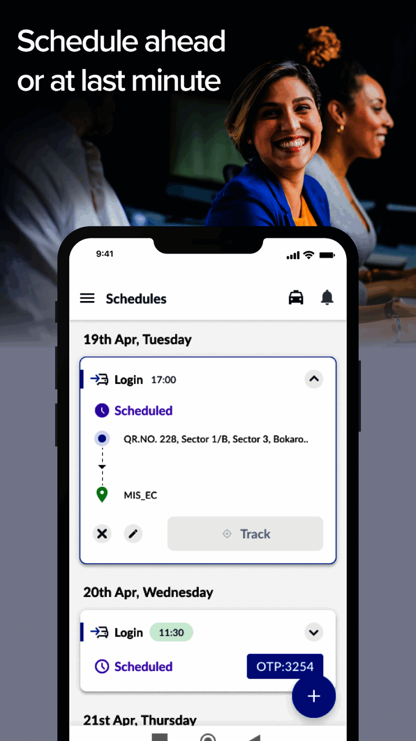 MoveInSync Mobile app for iOS and Android Devices in 2025