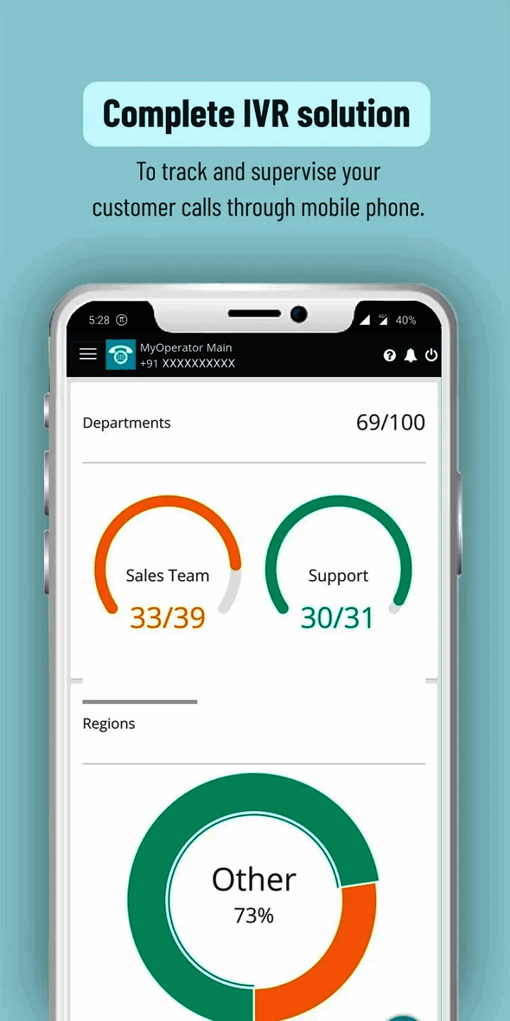 MyOperator Mobile app for iOS and Android Devices in 2025