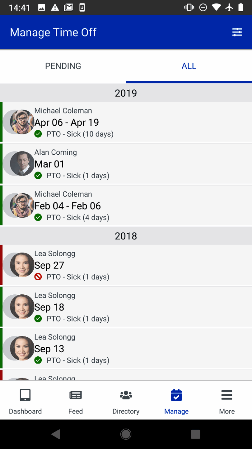 Namely Mobile app for iOS and Android Devices in 2025