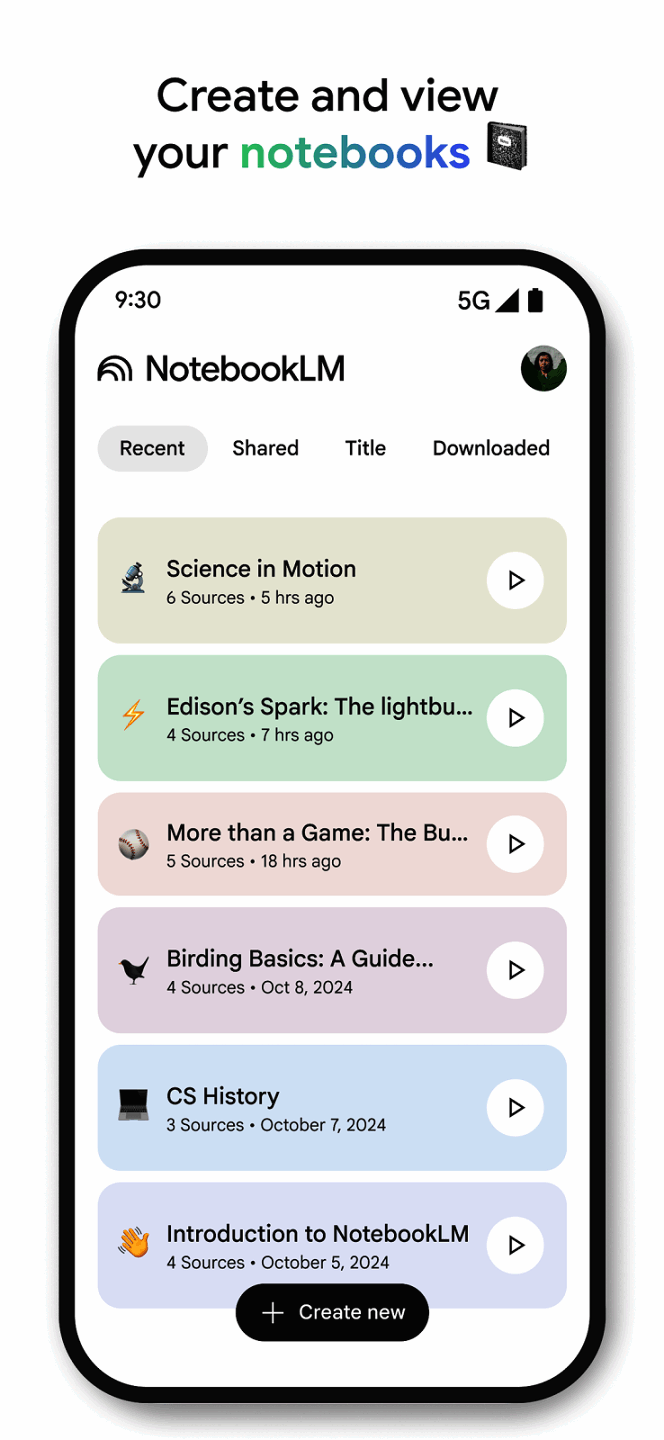 NotebookLM Mobile app for iOS and Android Devices in 2025