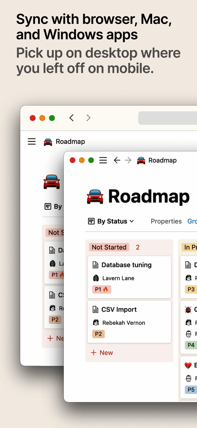 Notion Mobile app for iOS and Android Devices in 2025