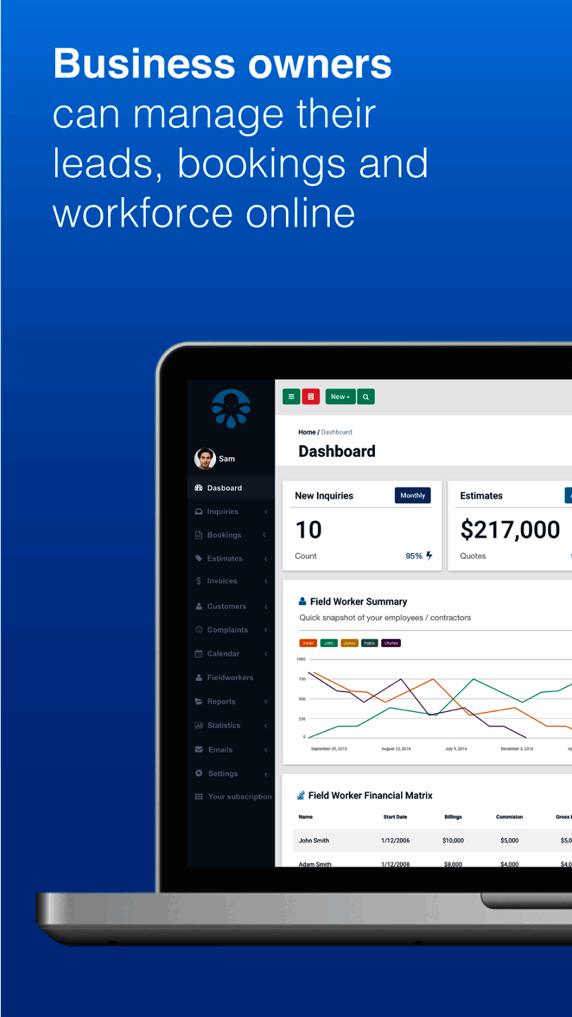 OctopusPro Mobile app for iOS and Android Devices in 2025
