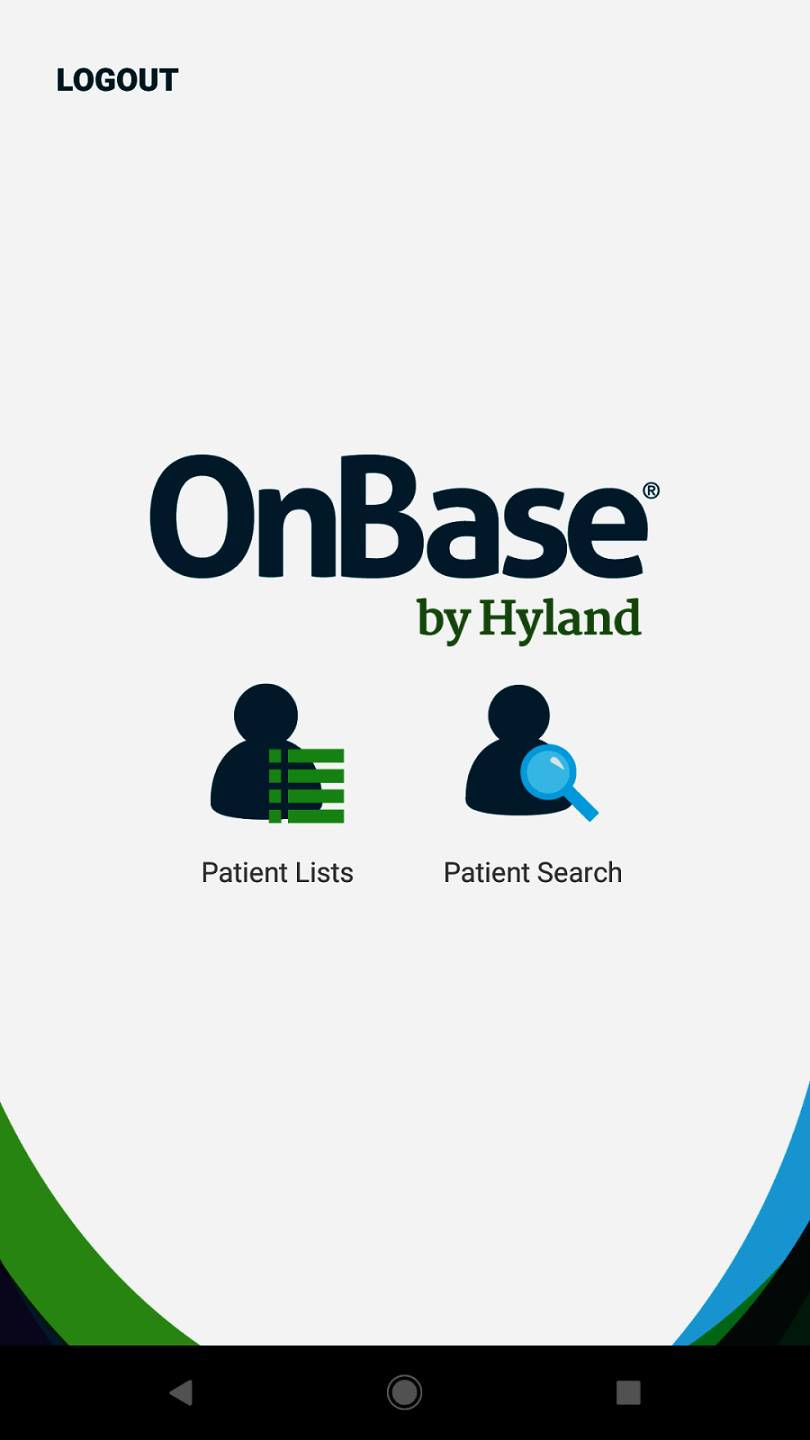 OnBase Healthcare Mobile app for iOS and Android Devices in 2025