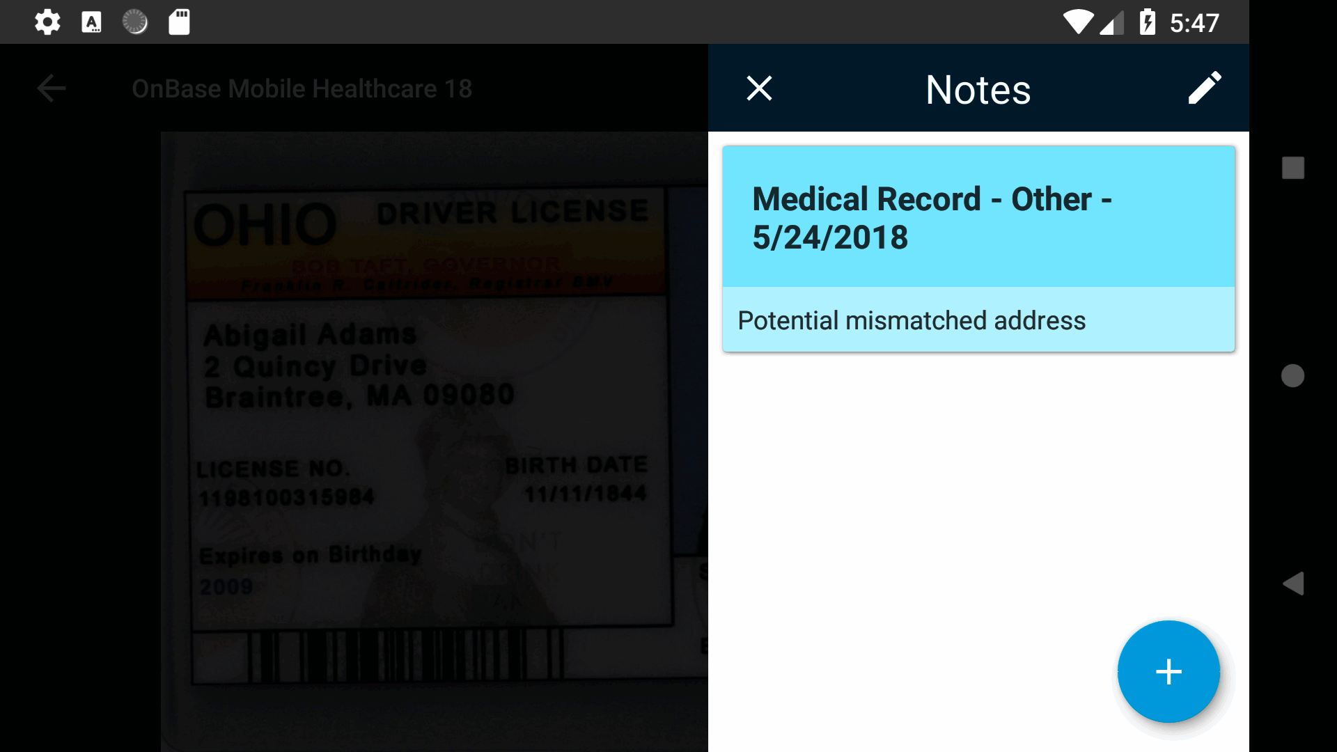 OnBase Healthcare Mobile app for iOS and Android Devices in 2025