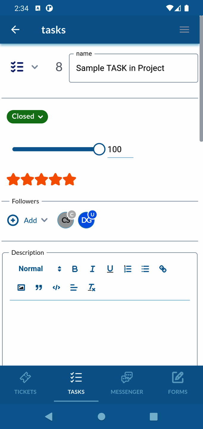 OneDesk Mobile app for iOS and Android Devices in 2025