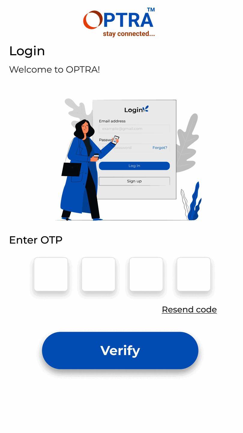 OPTRA Mobile app for iOS and Android Devices in 2025